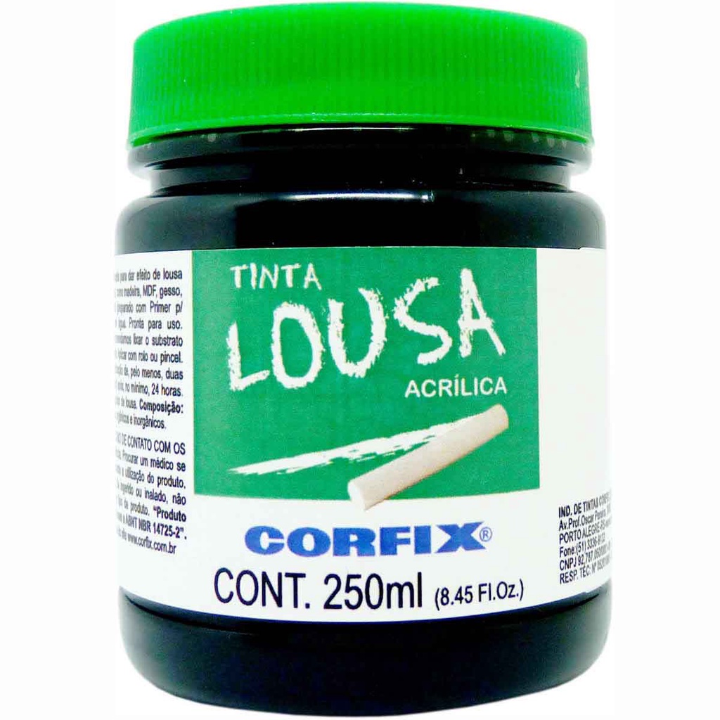 Tinta Lousa Acrilica Corfix 250ml | Shopee Brasil