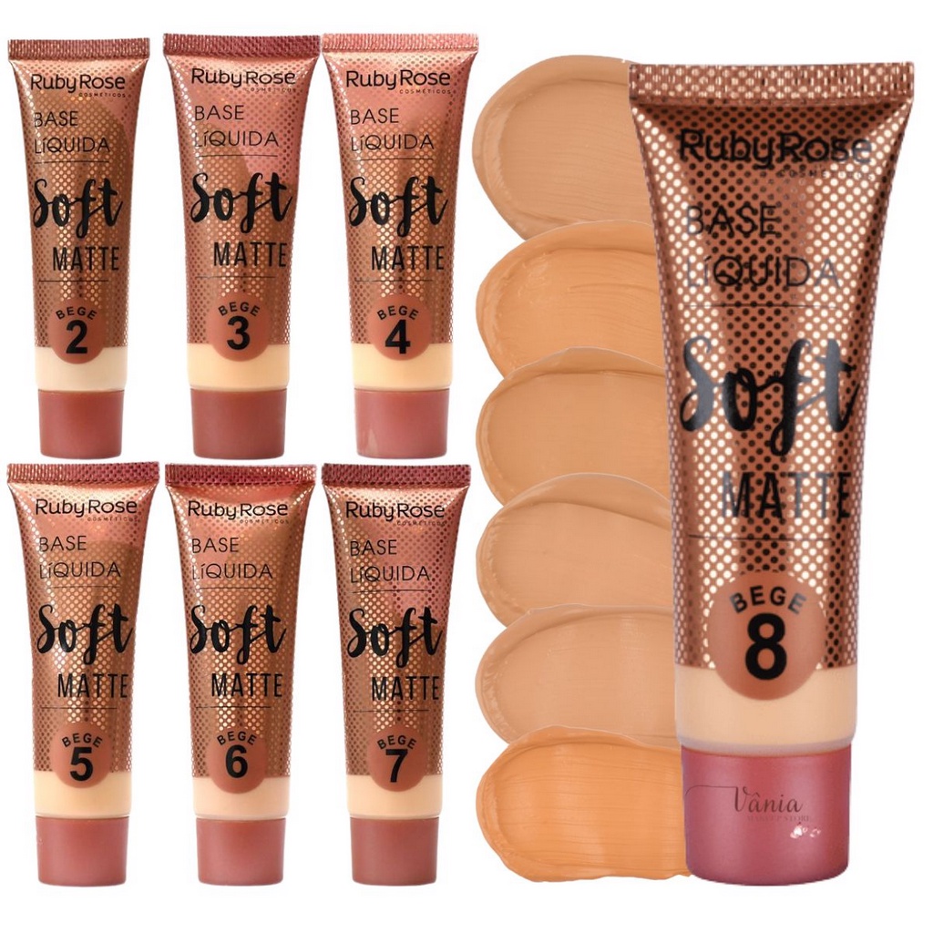 Base Líquida Ruby Rose Soft Matte | Shopee Brasil