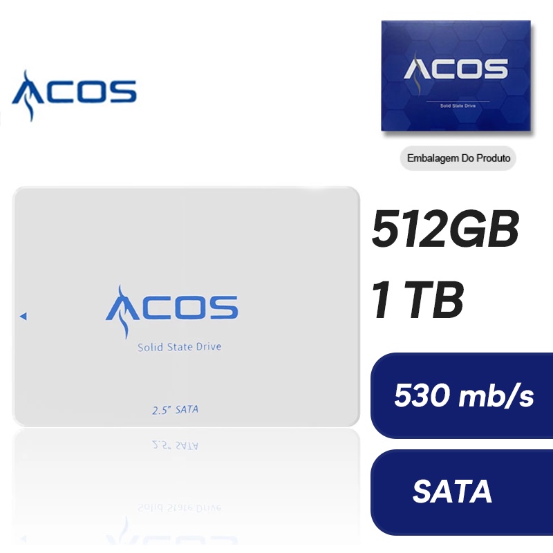 SSD Gamer ACOS 128gb 256gb 512gb 1tb novo lacrado a pronta entrega | Shopee Brasil