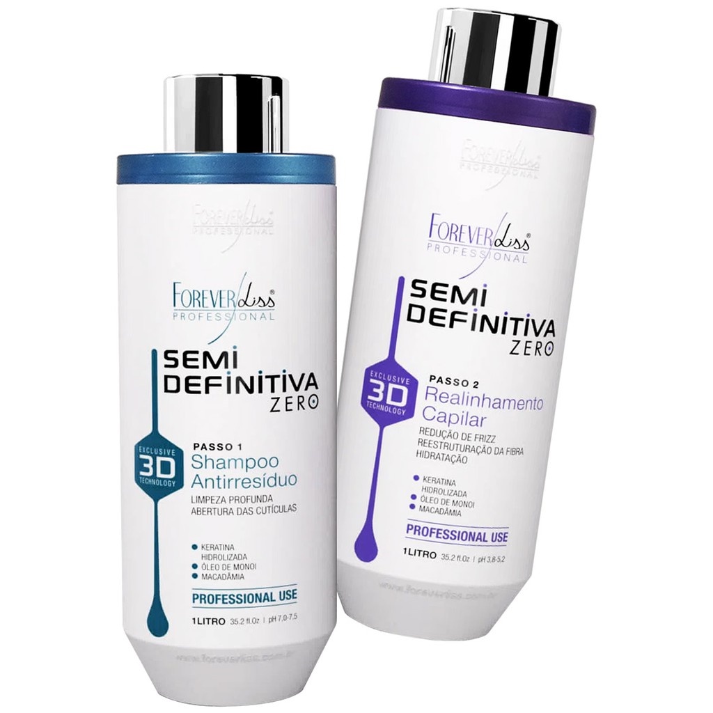FOREVER LISS SEMI DEFINITIVA ZERO 900ml | Shopee Brasil