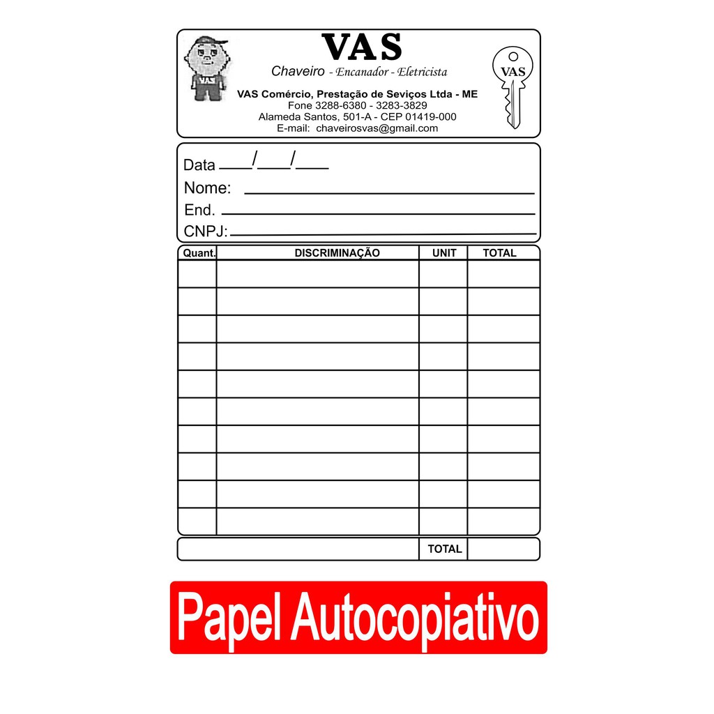 5 Talão Pedido 50x2 Vias- Papel Copiativo 14x20 cm - Picote e Grampo ...