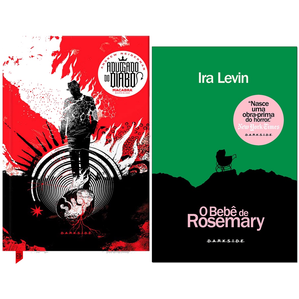 Livro Advogado do Diabo + O Bebê de Rosemary Capa Dura- Darkside ...