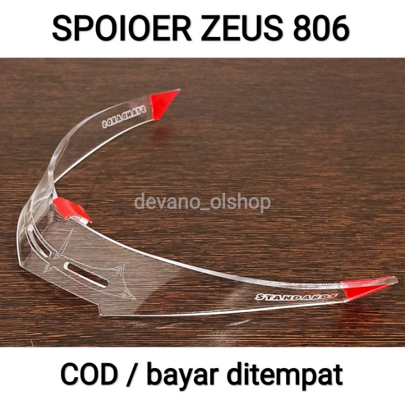 spoiler zeus 806 Capacete De Superfície Completa | Shopee Brasil