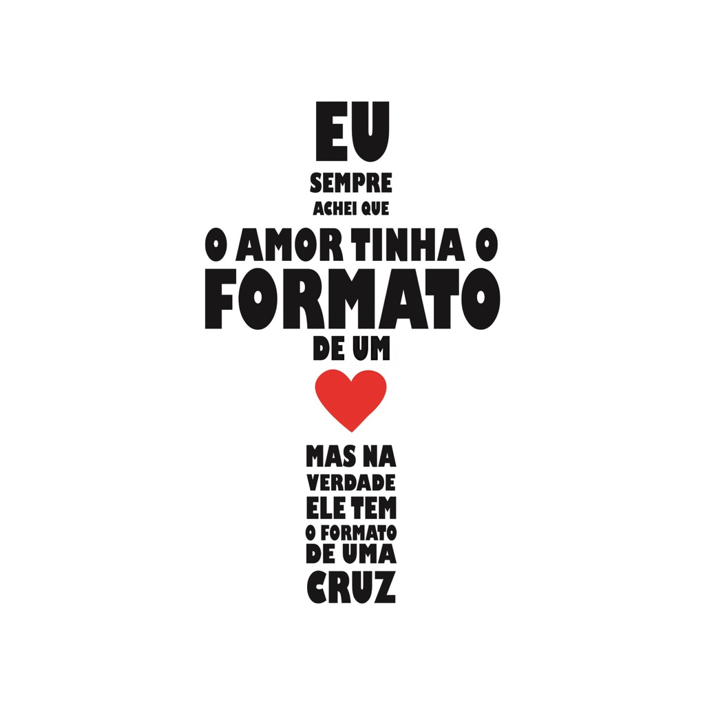 Quadro decorativo frase em formato de cruz 1 peça | Shopee Brasil