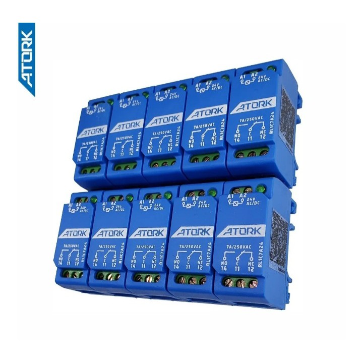 Relé Interface Acoplador Atork, 12V, 24V, 127V, 220V | Shopee Brasil