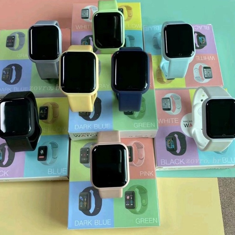 Smartwatch D20/Y68 Macaron Color Lançamento | Shopee Brasil