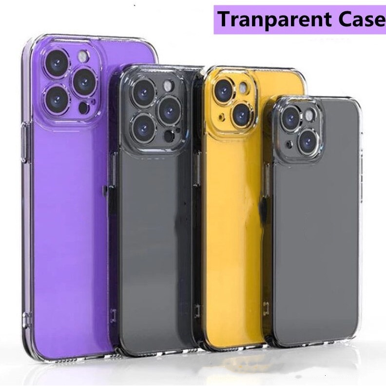 Caixa Transparente Compatível Para iPhone 13 12 mini 11 Pro Max Macio ...