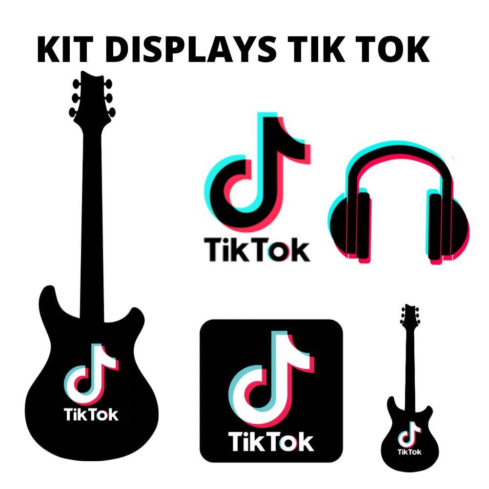 Kit Displays E Cenario Em Mdf Tik Tok | Shopee Brasil