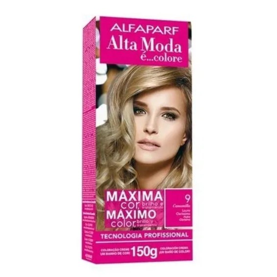Tintura Alfaparf Alta Moda 9 Camomila Loro Claríssimo | Shopee Brasil