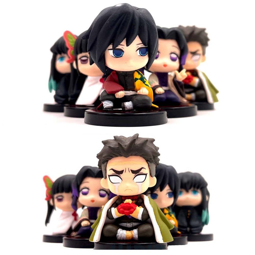Miniaturas Demon Slayer Hashiras Kimetsu no Yaiba | Shopee Brasil