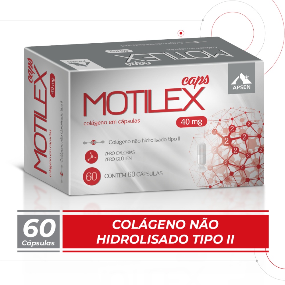 Motilex Caps Colágeno Tipo II Não Hidrolisado c/60 Cápsulas | Shopee Brasil