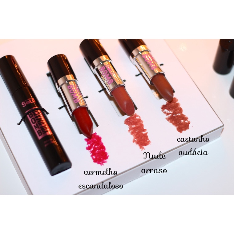 Batom Soul Kiss Me Bomb Semimate Nude Arraso | Shopee Brasil