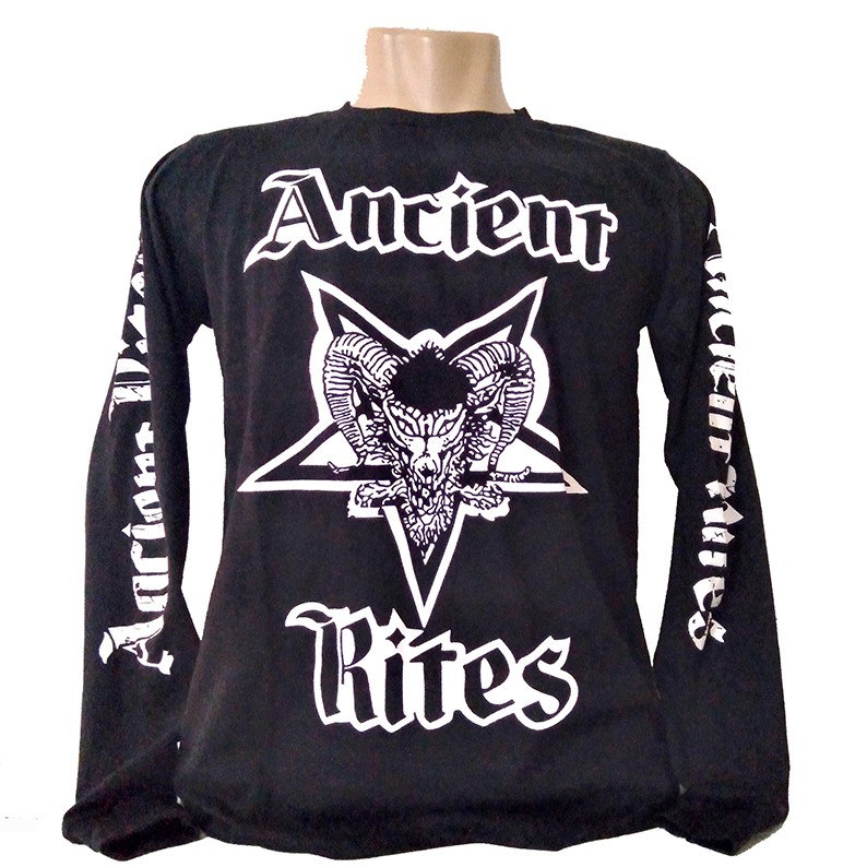 Camiseta Ancient Rites 001 Manga Longa. Banda Black Metal | Shopee Brasil