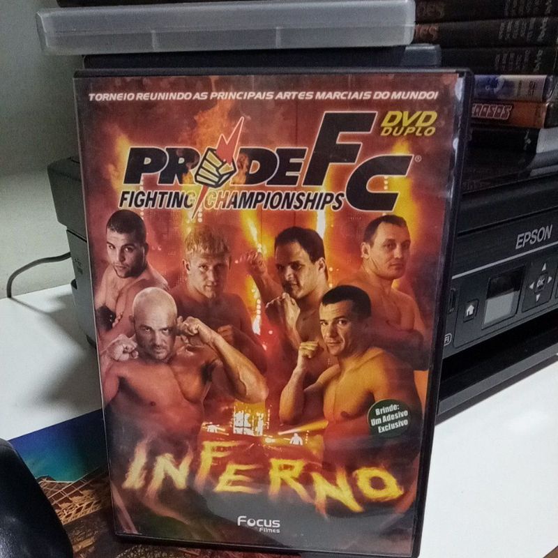 dvd - inferno pride fc | Shopee Brasil