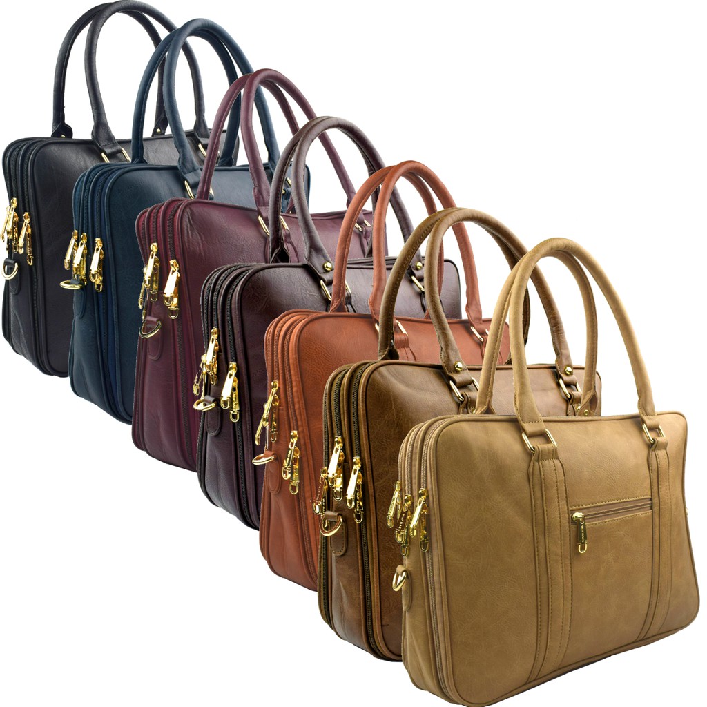 Pasta Feminina Maleta Bolsa Executiva Varias Cores com suporte para Notebook 15 polegadas 141 ...