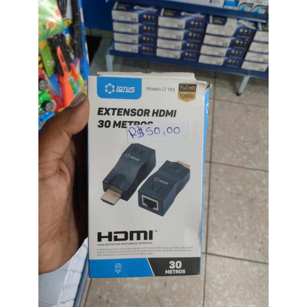 Extensor HDMI 30 metros | Shopee Brasil