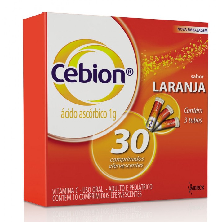 CEBION 1G 30 COMPRIMIDOS EFERVESCENTES | Shopee Brasil