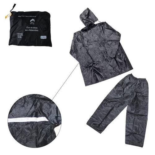 Capa De Chuva Roupa Motociclista Preta House Tools Tamanho G | Shopee ...