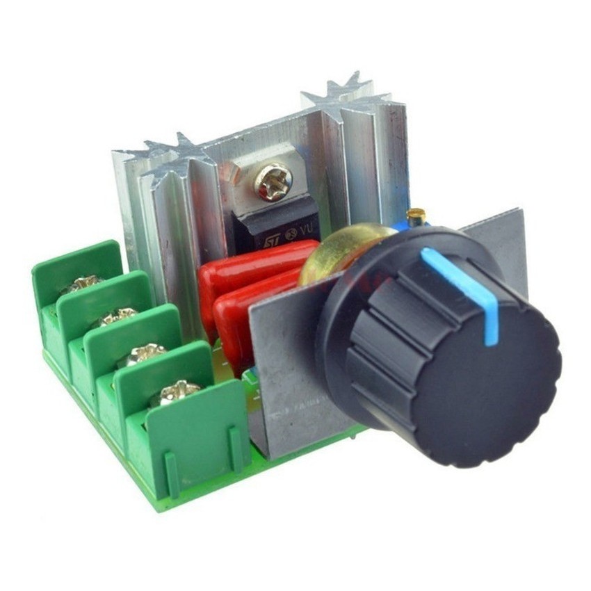 Dimmer Controlador Velocidade P/ Motor 2000w 50-220v 25a Pwm [ Código ...
