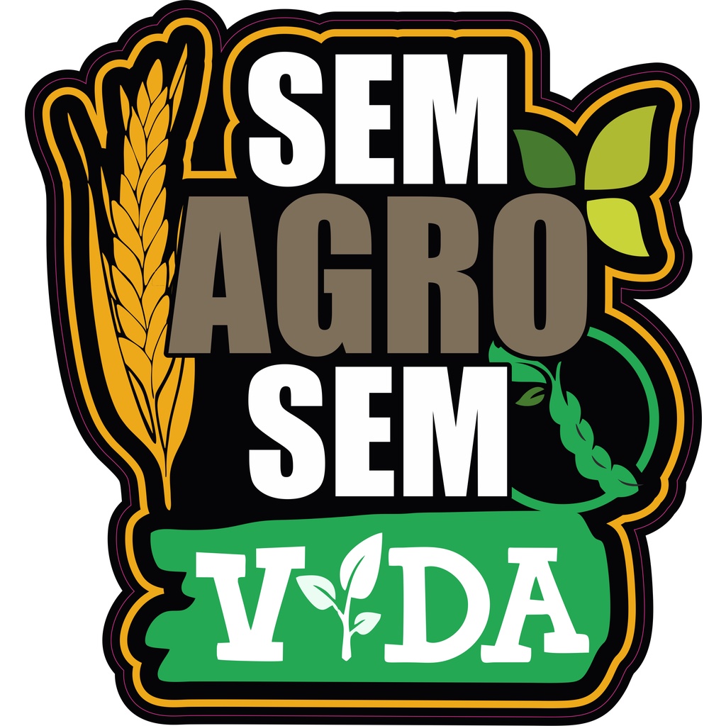 Adesivos Sem Agro Sem Vida | Shopee Brasil