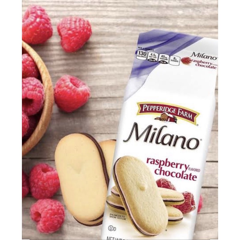 BISCOITO MILANO RASPBERRY FLAVORED CHOCOLATE | Shopee Brasil