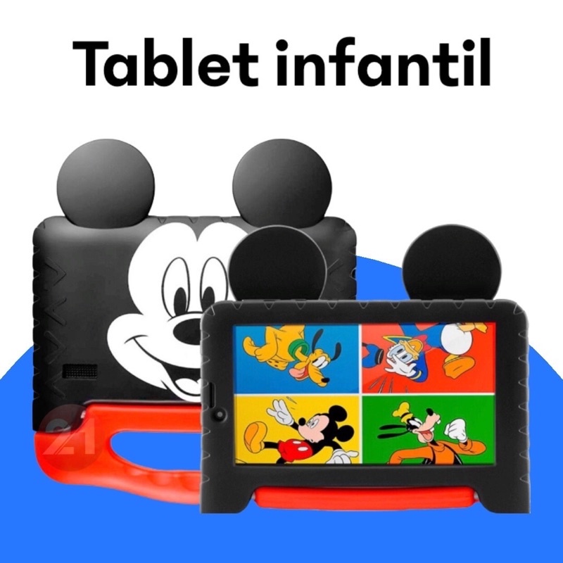 Tablet Infantil Multilaser Mickey Plus com Capa | Shopee Brasil