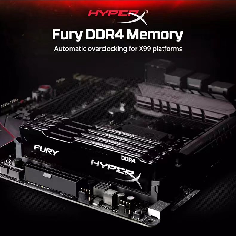 Kingston HyperX FURY DDR4 16GB 8GB 4GB 3200MHz 2666MHz 2400MHz 2133MHz PC4 Desktop RAM Memória ...