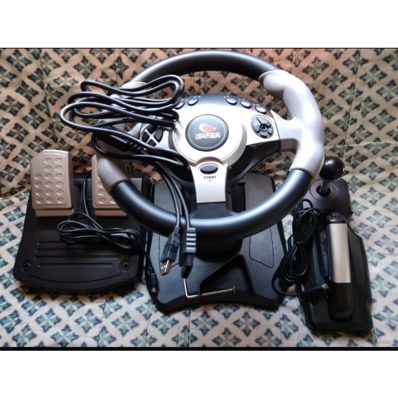 Volante Gamer Leadership Twin Turbo Playstation 2, Playstation 3, PC ...