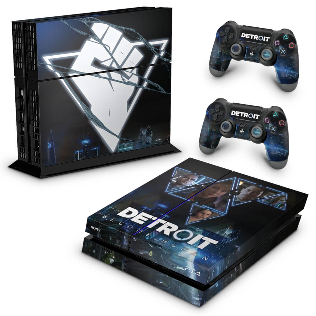 Skin PS4 Fat Adesivo - Detroit Become Human | Shopee Brasil