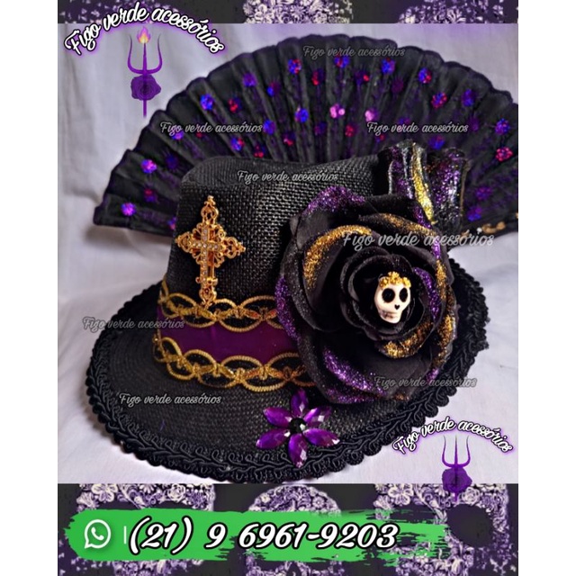 Chapéu Para Pombagira Maria Mulambo/tatá Mulambo | Shopee Brasil