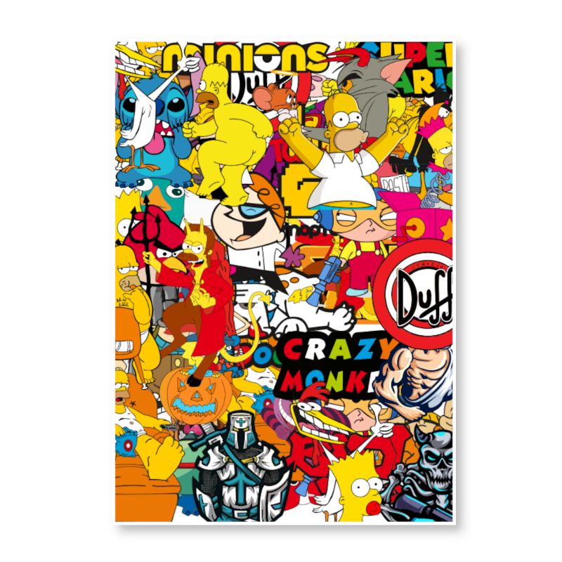 Adesivo Sticker bomb #2 | Tamanho 21x30cm | Shopee Brasil