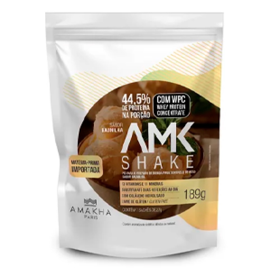 Shake Sabor Baunilha Pouch com 189g (7 Sachês de 27g) | Shopee Brasil