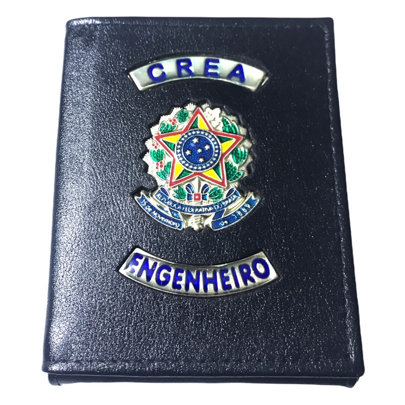 Carteira Grande Porta Funcional Crea Engenheiro | Shopee Brasil