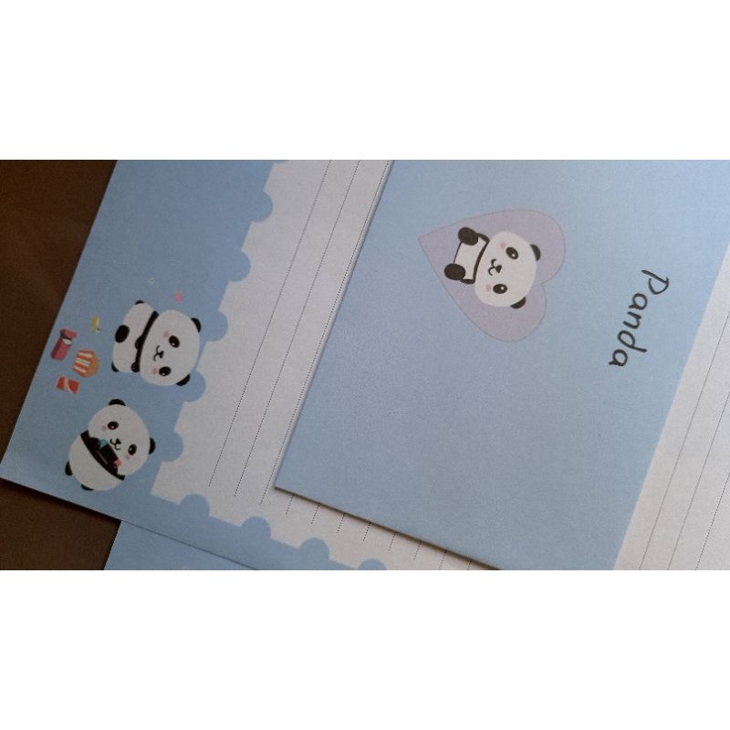 Papel de carta Panda (importado) | Shopee Brasil