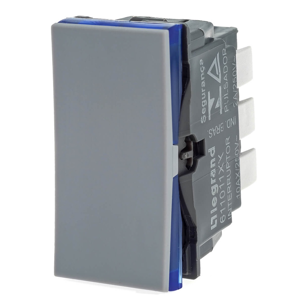Interruptor Three Way Cinza Paralelo Pial Plus+ Legrand 611011CZ ... Interruptor Three Way Cinza Paralelo Pial Plus+ Legrand 611011CZ ...