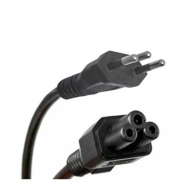 Cabo De Forca Tripolar Ac Pc Energia Para Fonte Notebook | Shopee Brasil