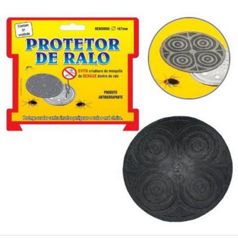 Protetor de Ralo Contra Insetos e Mal Cheiro de Borracha Quadrado e ...