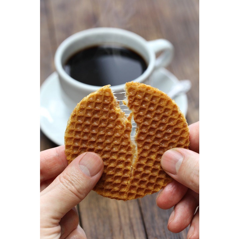 Kit 3 Pacotes de Stroopwafel Wafers - 30 unidades de biscoito Holandês ...