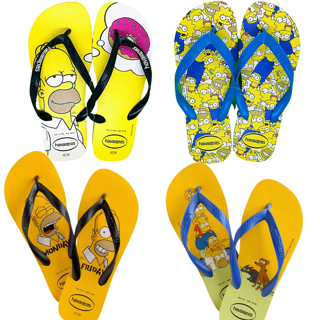 Chinelo Simpsons Havaianas Conforto Com Humor Original | Shopee Brasil