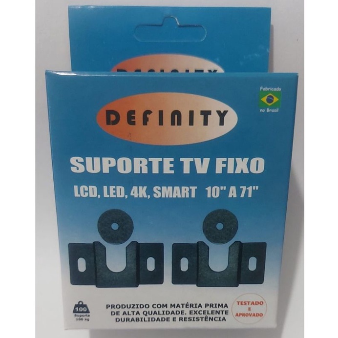 Kit 3 Suporte Tv Fixo LCD, led, 4k 10 a 70 polegadas | Shopee Brasil