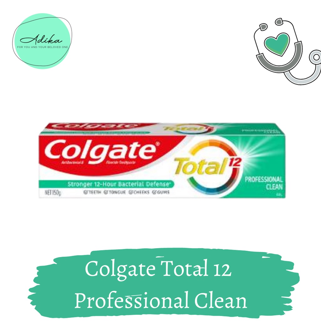 Colgate Total 12 Profissional Clean 150g | Shopee Brasil