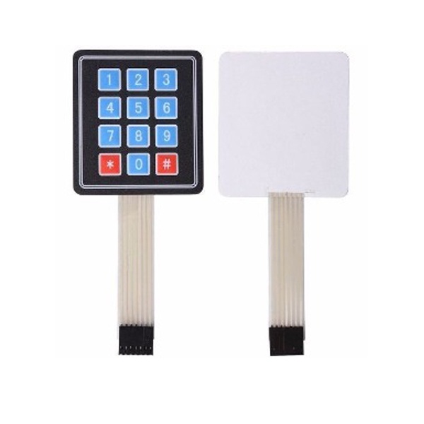 Teclado Membrana Matricial 4x3 12 Teclas Arduino Pic Avr Shopee Brasil
