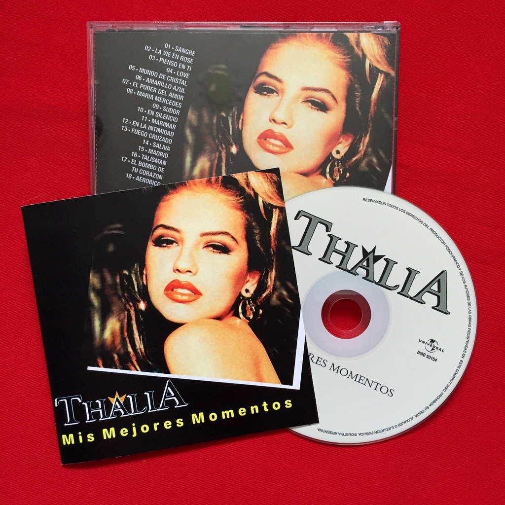 CD: Thalia - Mis Mejores Momentos - Fan Made | Shopee Brasil