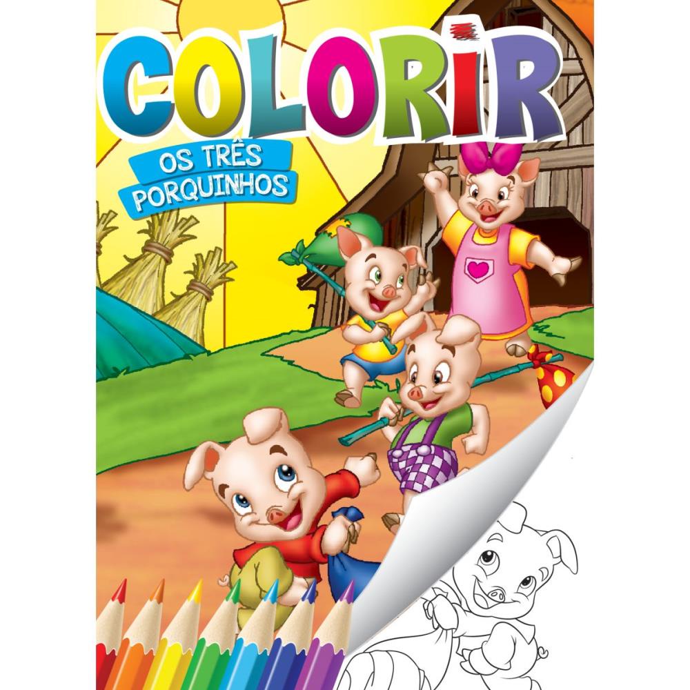 Livro Infantil Colorir Classicos Solapa Pequeno 08LIV | Shopee Brasil