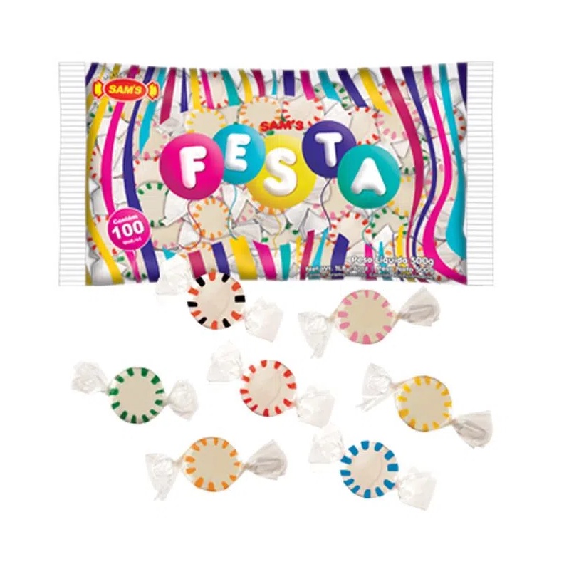 Bala Festa de Frutas 500g - Sam's Simas | Shopee Brasil