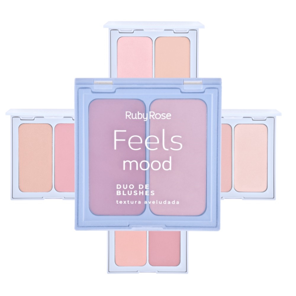 Duo Blush Feels Mood Ruby Rose | Shopee Brasil