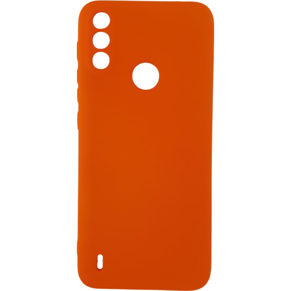 CAPA SILICONE AVELUDADA PREMIUM LARANJA - MOTOROLA E7 POWER | Shopee Brasil