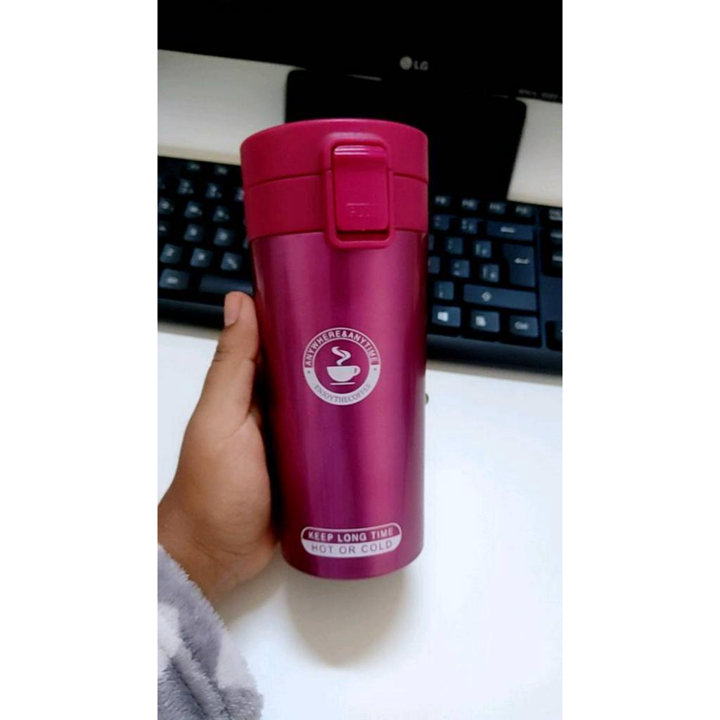 Copo termico café caneca inox para viagem quente frio 6 a 8 horas ...