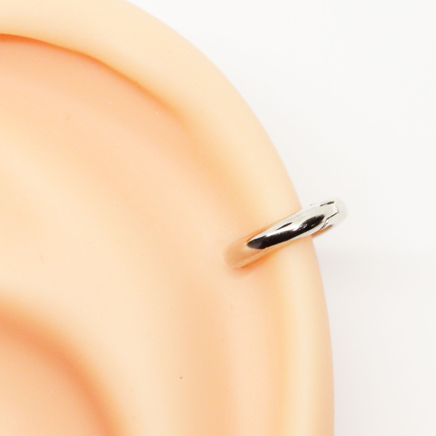 Piercing Argola Clicker em Prata 925 6mm | Shopee Brasil