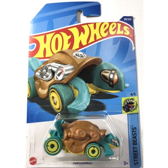 Turtoshell - Street Beasts - Hot Wheels 1:64 - Miniatura Tartaruga ...
